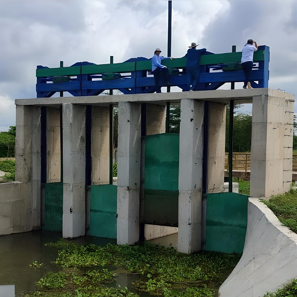 Compuerta mural de canal y esclusas en plástico polipropileno ...